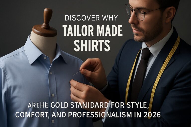 The Expert Guide to Tailor Made Shirts in 2026 - Alex's Fashion